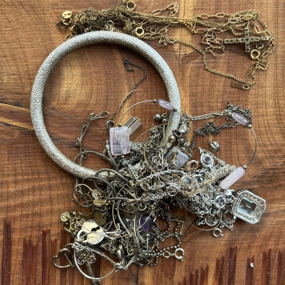 Jewelry | Tangled Mess With Sterling And Gold Filled Mixed In | Poshmark